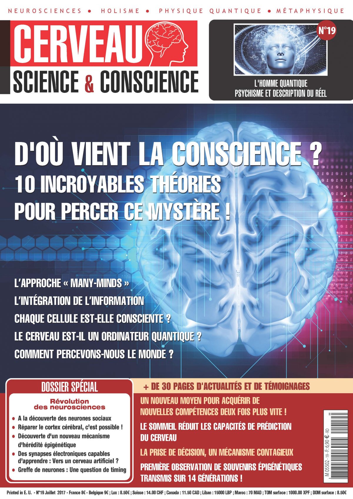 Cerveau Science & Conscience N°19 - Magazine Numerique
