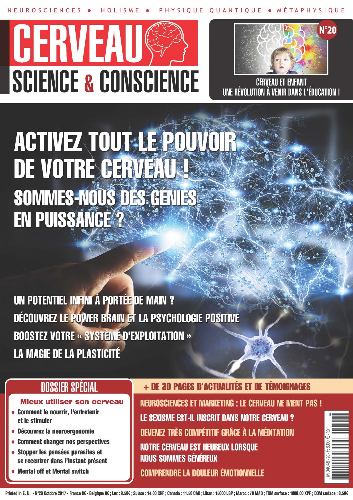 Cerveau Science & Conscience N°20 - Magazine Numerique