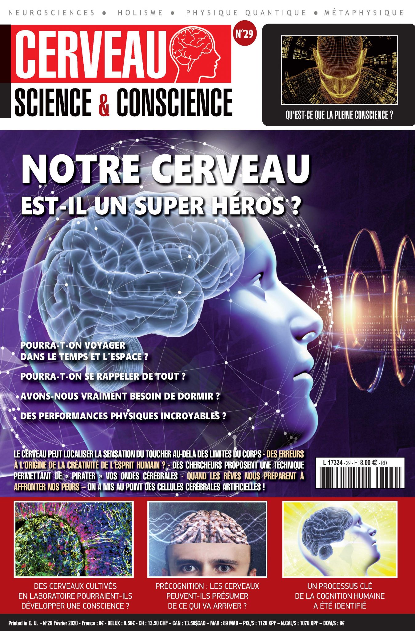 Cerveau Science & Conscience N°29 - Magazine Numerique